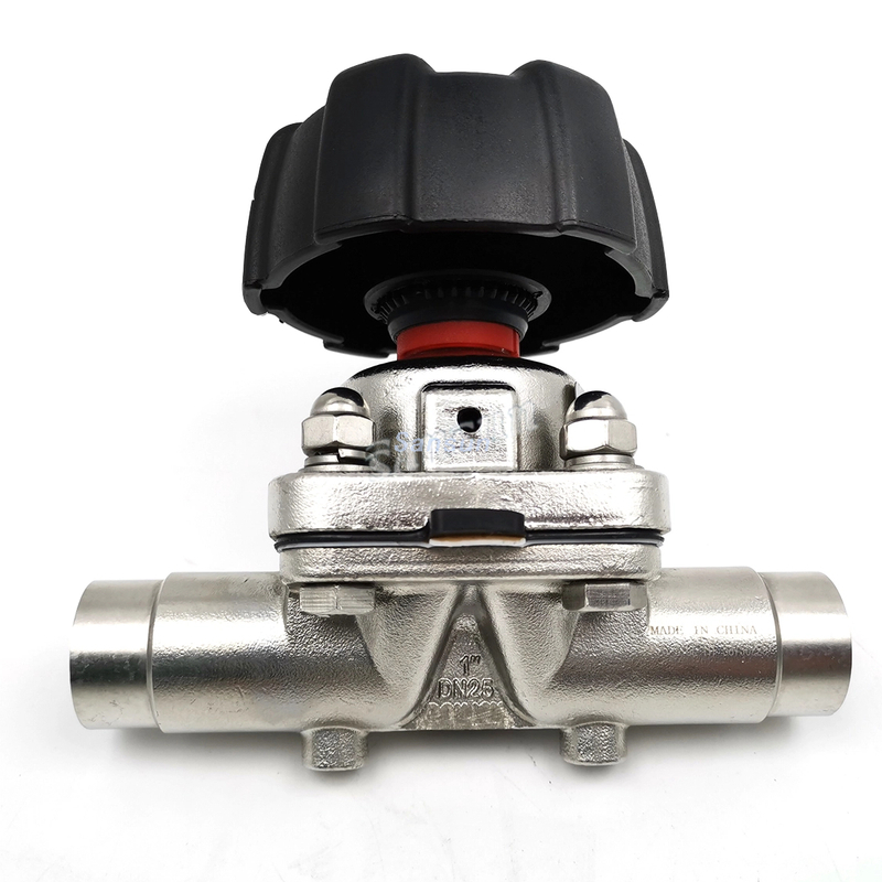 Hygienic Welding Diaphragm Valve stainless steel Valve from China ...