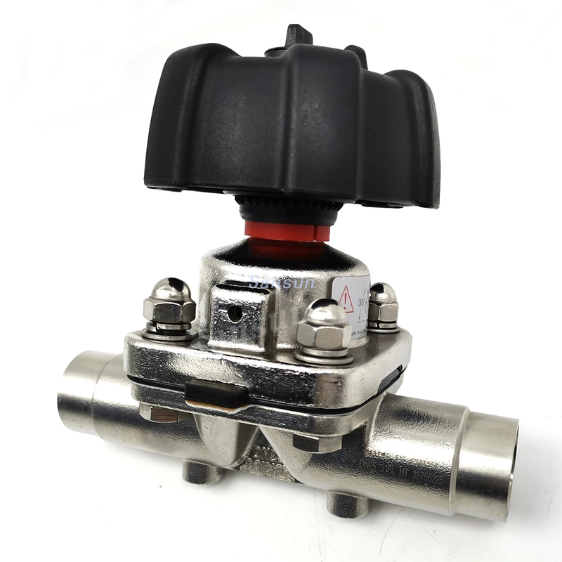 Hygienic Welding Diaphragm Valve stainless steel Valve from China ...