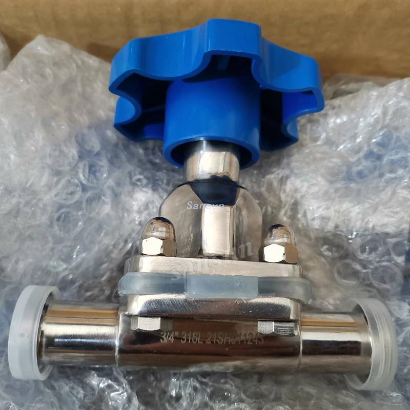 Zero Dead Leg 2 Way Diaphragm Valve for Flow Control from China ...