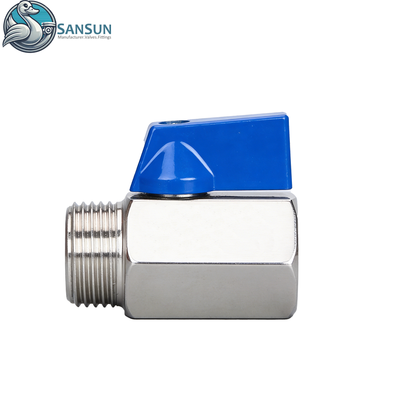 Stainless Steel BSP Male & Female Manual Mini Ball Valve for Data ...