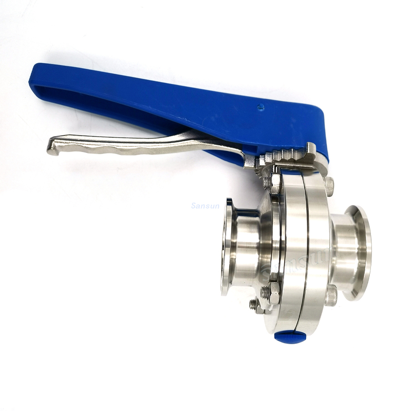 Tri Clover Compatible Pull Trigger Butterfly Valve from China ...