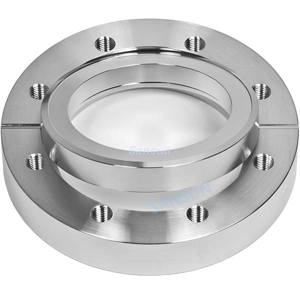Stainless Steel CF Rotatable Bored Blank Tapped Flange vacuum fittings ...