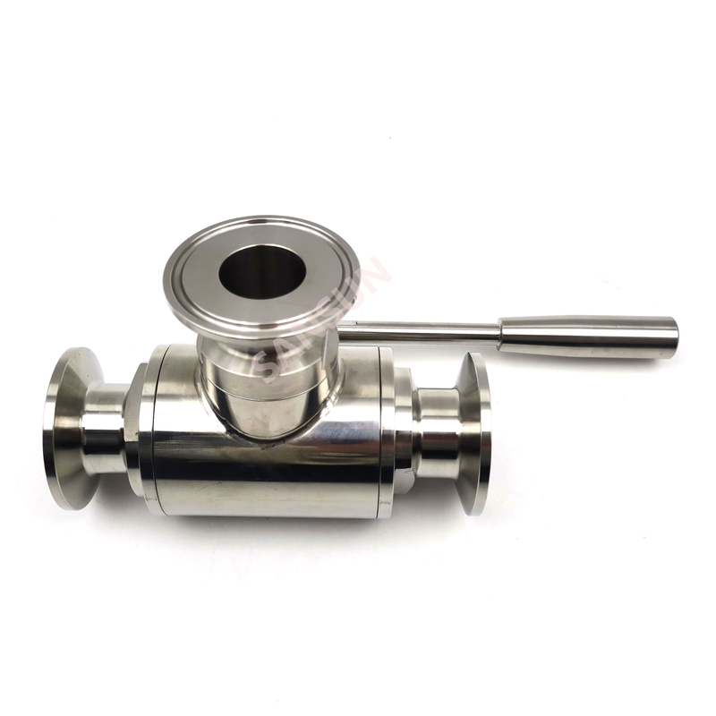Sanitary 3 Way Tri Clamp Ball Valve best price from China manufacturer ...