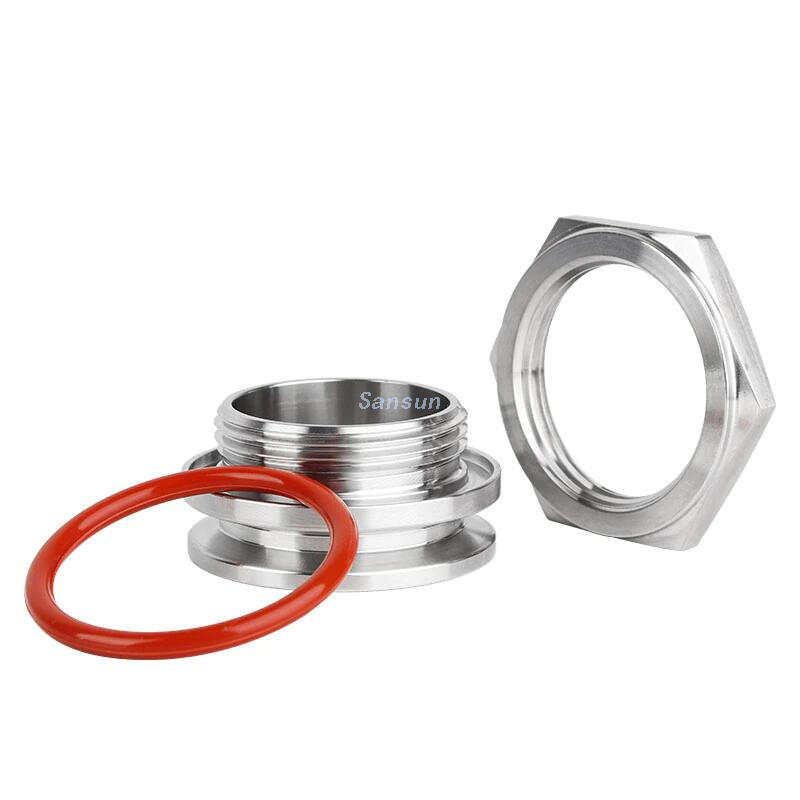 Homebrew Threaded weldless bulkhead adapter 1.5" Tri-Clamp from China ...