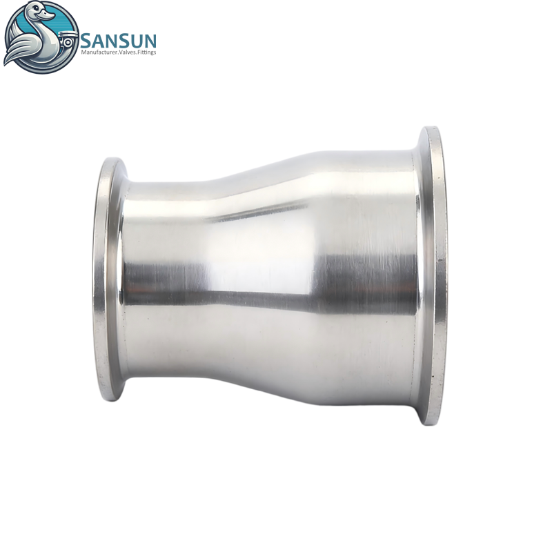 304 Stainless Steel Tri-Clamp Concentric Reducer for Data Center Liquid ...
