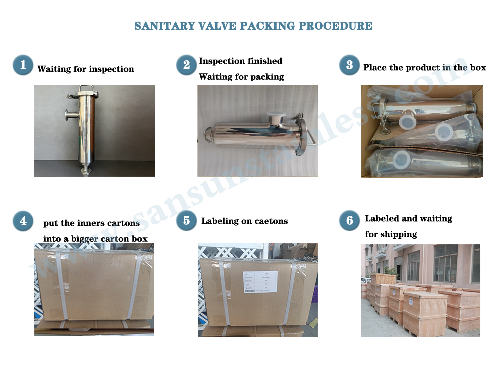 316L Stainless Steel Tri-Clamp Angle Filter for Data Center Liquid ...