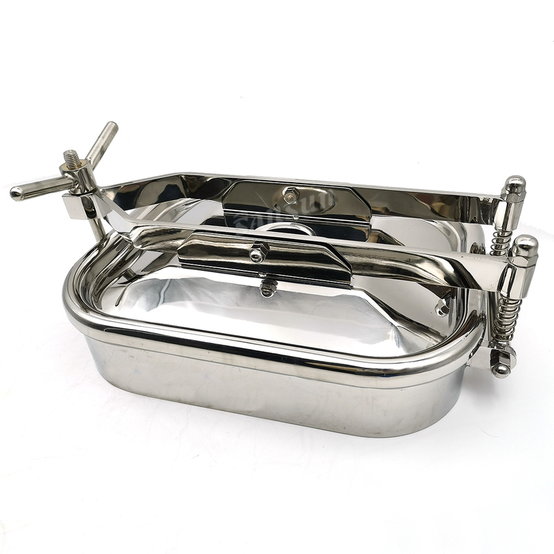 Stainless Steel Sanitary Square Manway Manhole Cover from China ...