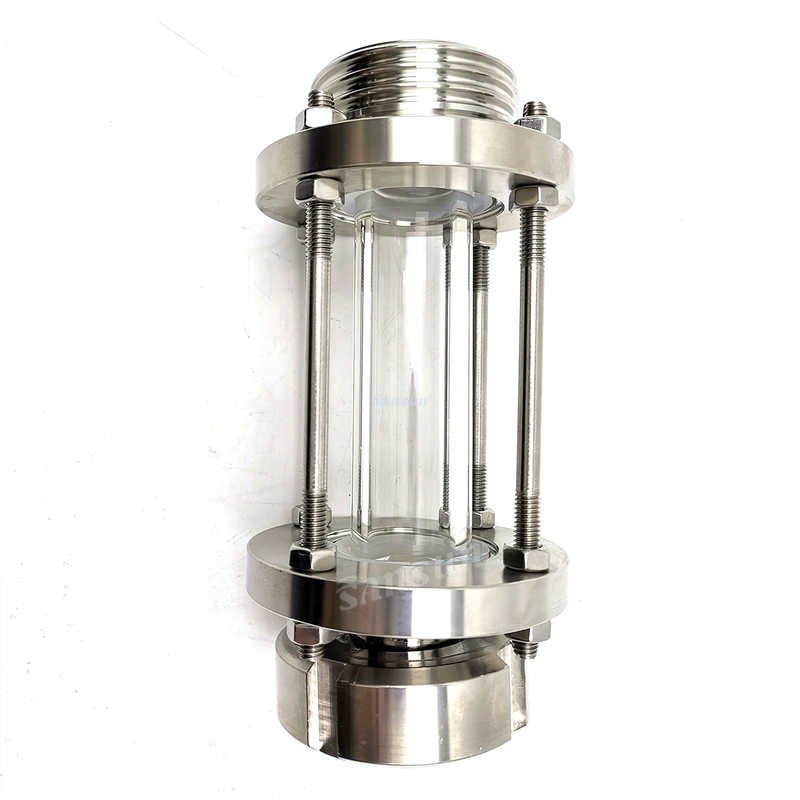 Sanitary Threaded Straight Sight Glass with Nut best price from China ...