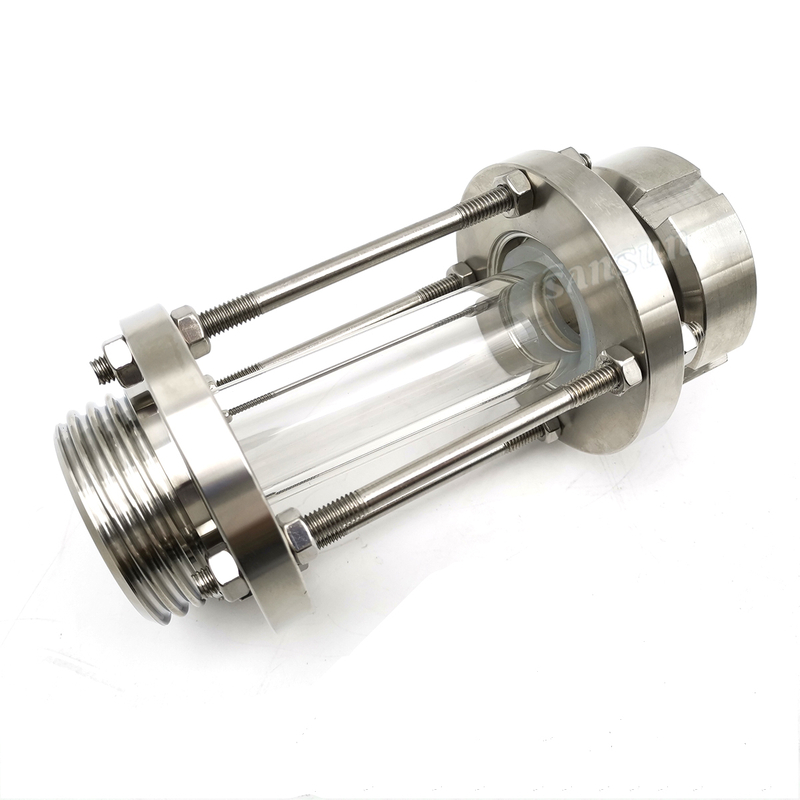 304 Sanitary Threaded Straight Sight Glass with Nut from China ...