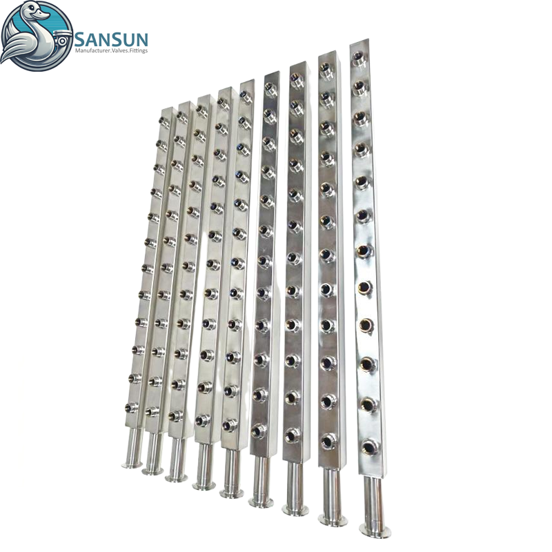 Data Center Liquid Cooling Systems 316L Stainless Steel Rack Manifold ...
