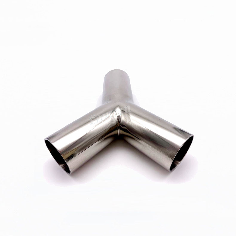 3A Stainless Steel Sanitary Butt Weld Y-type Tee from China ...